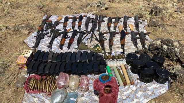 Tendürek’te teröristlerce kullanılan cephane ele geçirildi - Son Dakika ...