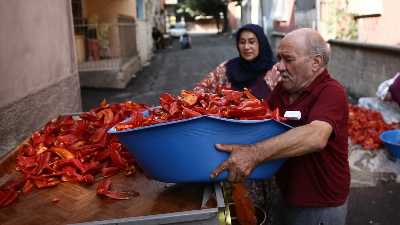 Çukurovalı kadınlar biber salçası mesaisinde | TRT Haber Foto Galeri