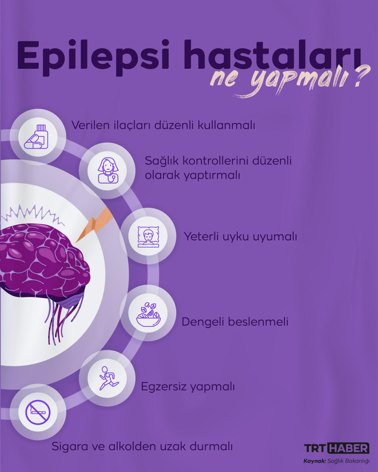 Epilepsi nöbetlerini tetikleyici faktörlere dikkat - Son Dakika Haberleri