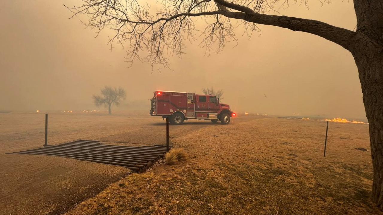 Texas'ta eyalet tarihinin en büyük ikinci yangını | TRT Haber Foto Galeri